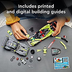 LEGO Speed Champions Aston Martin Valkyrie AMR Pro & Vantage GT3 2 Collectible Model 76910 - Race Car and Toy Set, Includes 2 Driver Minifigures, Great Gift for Boys, Girls, and Teens Ages 9+