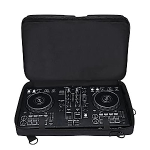 AZTOPA Travel Carrying Case Fits DDJ-FLX4 Controller, Protector Bag Backpack Compatible with Pioneer DDJ-SB3 DDJ-400 DDJ-FLX5 DJ Controller - Padded Shock-absorbing Material, Enhanced Protection