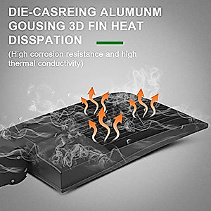 OSTEK 480V 300W LED Parking Lot Lights 42000LM LED Shoebox Street Fixture for LED Area Pole Lighting IP65 Outdoor Commercial Area Road Lighting 5000K 200-480V DLC UL