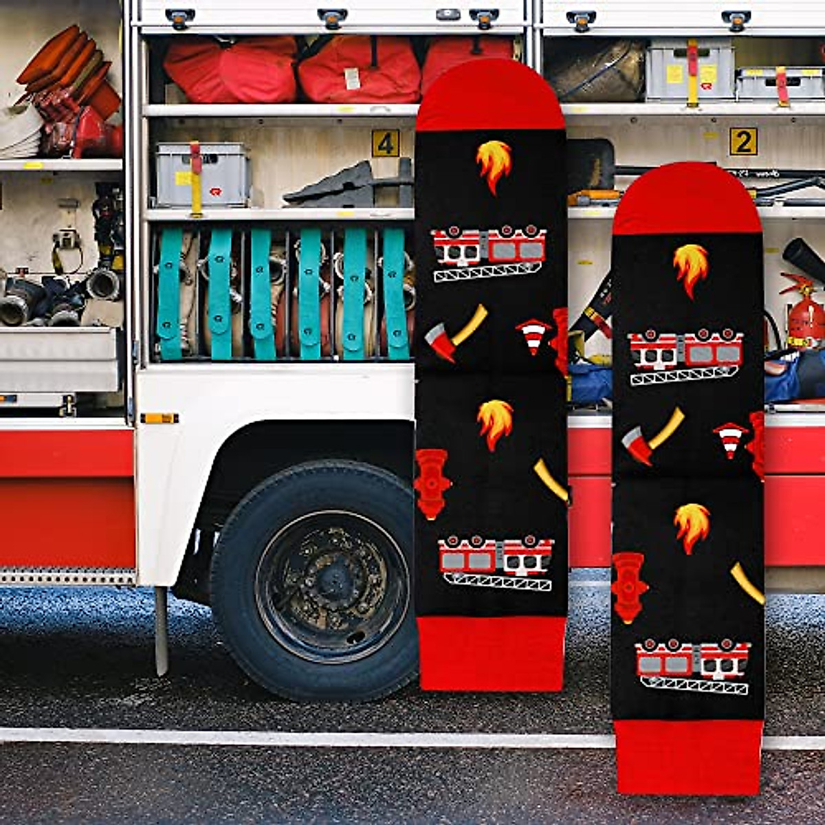 Funny Socks for Men and Women - If You Can Read This Fireman is Off Duty Novelty Crew Socks - Mens Boys Teens Crazy Colorful Funky Cotton Socks-Valentines Day Gifts Christmas Stocking Stuffers