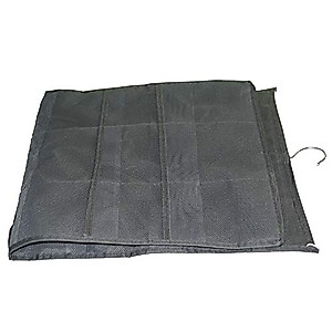 Fangkun Closet Underwear Hanging-Bag Organizer Rotating-Hook Dual Sided 30 Mesh Pockets Wall Shelf Wardrobe Storage Bags,Oxford Cloth Space Saver Bag for Bra Underwear Underpants Socks (Gray)