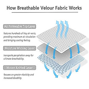 MOON PINE Pregnancy Pillow, U Shaped Full Body Pillow for Maternity Support, Sleeping Pillow with Velour Cover for Pregnant Women (Gray)