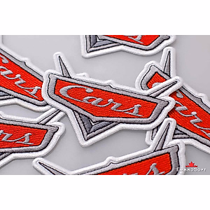 Cars Logo Cartoon Film Embroidered Patch Iron On (3.9" x 2.8")