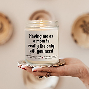 Petalsun Daughter Gifts from Mom, Christmas Gifts for Daughter, Handmade Candle Gifts for Daughter, Daughter Birthday Gifts, Mother Daughter Gift(Lavender)