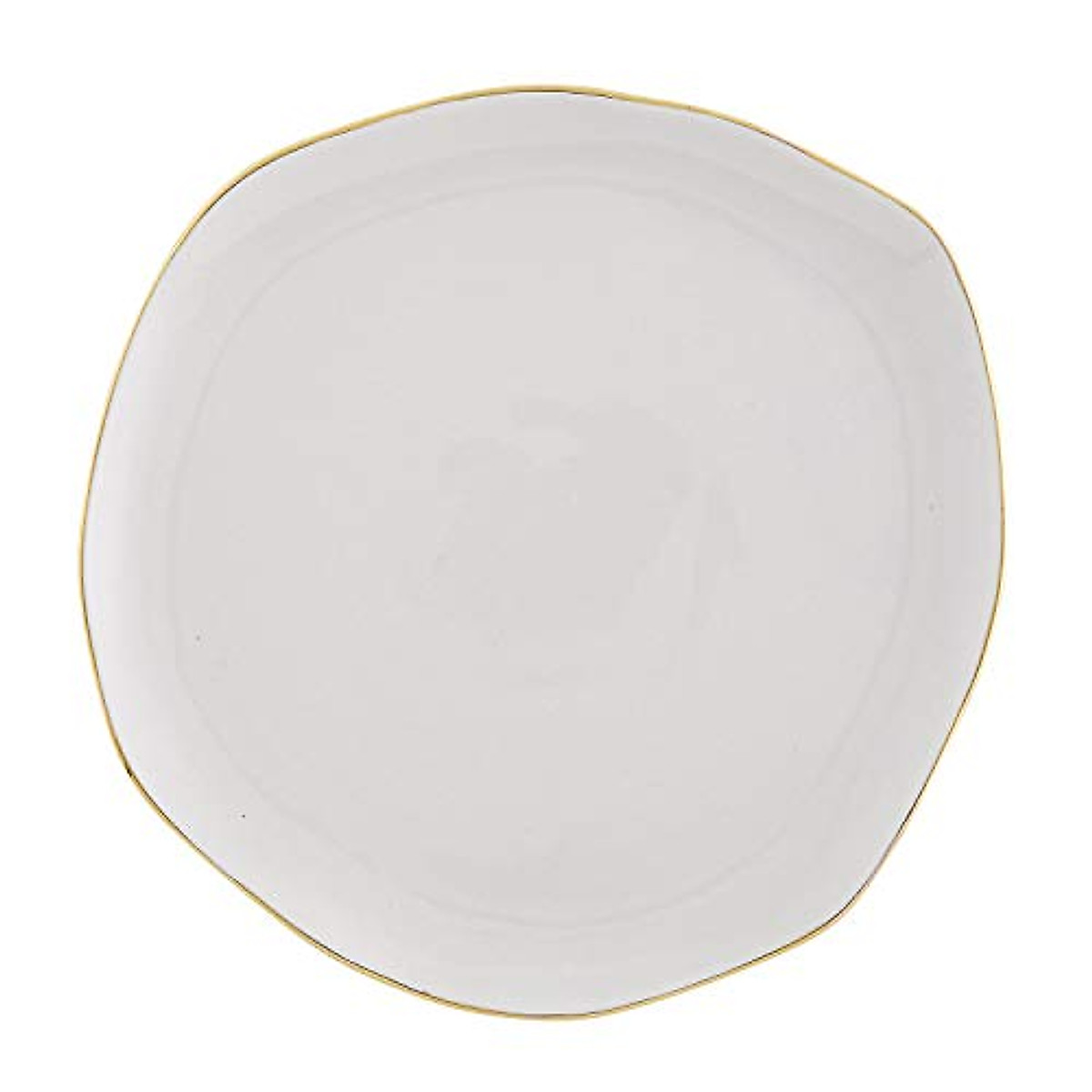 Creative Brands Table Sugar Ceramic Lunch/Salad Plate, Medium, Grey