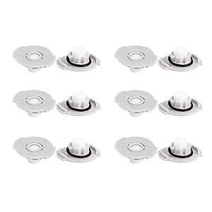 Fdit 12pcs Sweeping Robot Vacuum Cleaner Filter Assembly Cleaner Filter Replacement Accessory Fit for XIAOMI Roborock