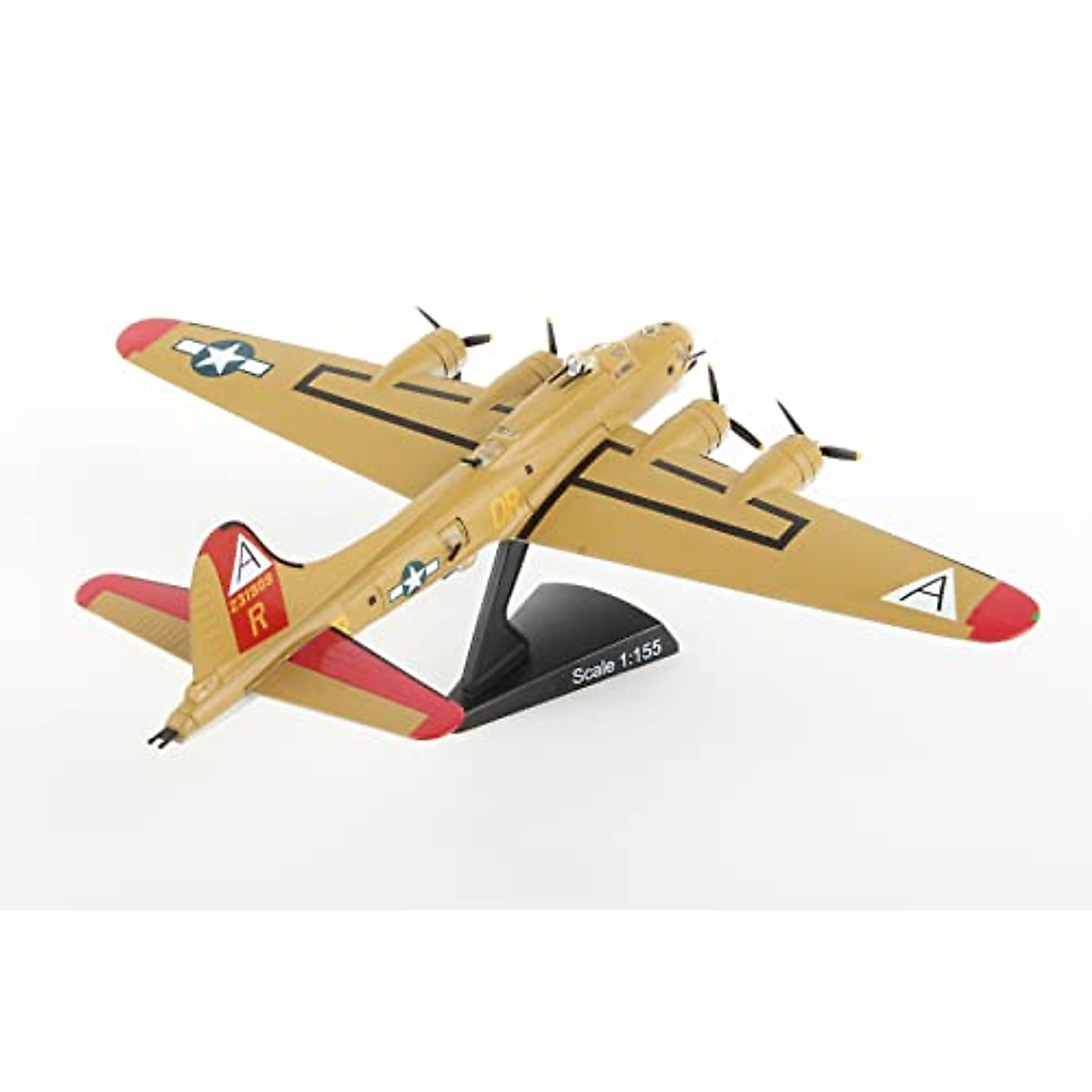 Postage Stamp PS5402-3 USAF B-17G Nine O Nine 1:155 Scale Flying Fortress Diecast Display Model with Stand