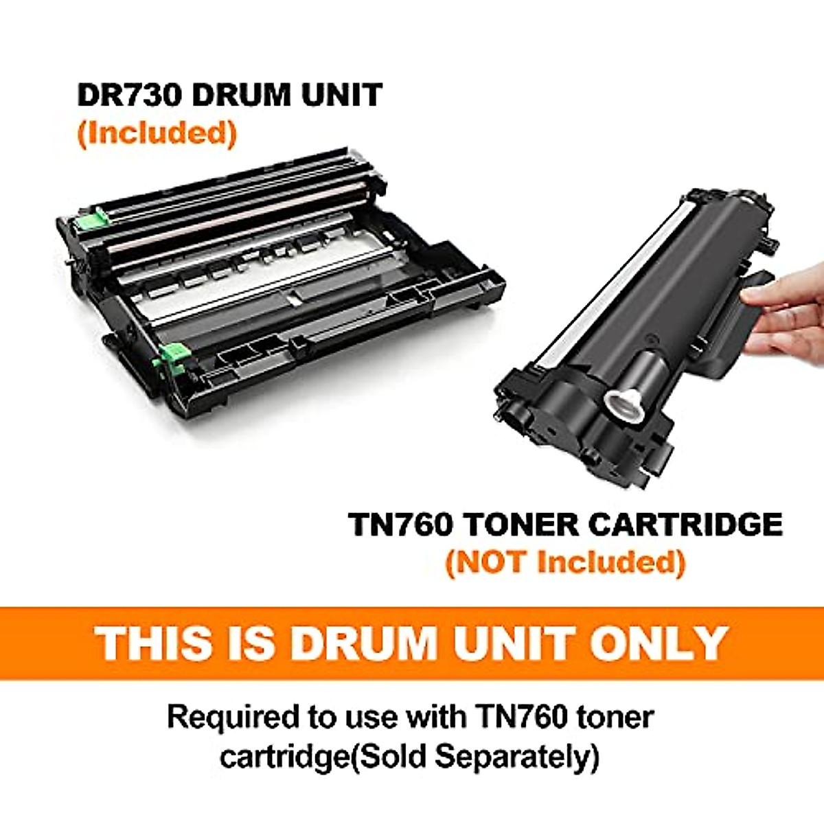 GALADA Compatible Drum Unit Replacement for Brother DR-730 DR730 for use in DCP-L2550DW MFC-L2710DW HL-L2390DW MFC-L2750DW HL-L2370DWXL HL-L2370DW MFC-L2750DWXL(1 Pack)