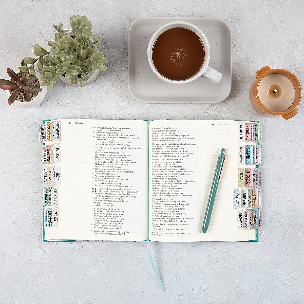 Mr. Pen- Bible Tabs, 75 Tabs, Laminated, Bible Journaling Supplies, Bible Tabs Old and New Testament, Bible Tabs for Women, Bible Tabs for Journaling Bible, Bible Book Tabs …