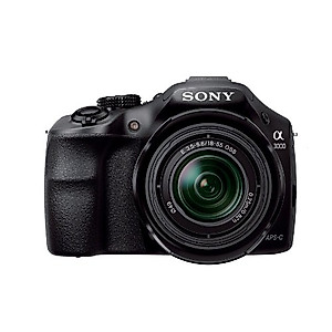 Sony Alpha a3000 ILCE-3000K 20.1 MP Mirrorless Digital Camera - Black - 18-55mm OSS Lens