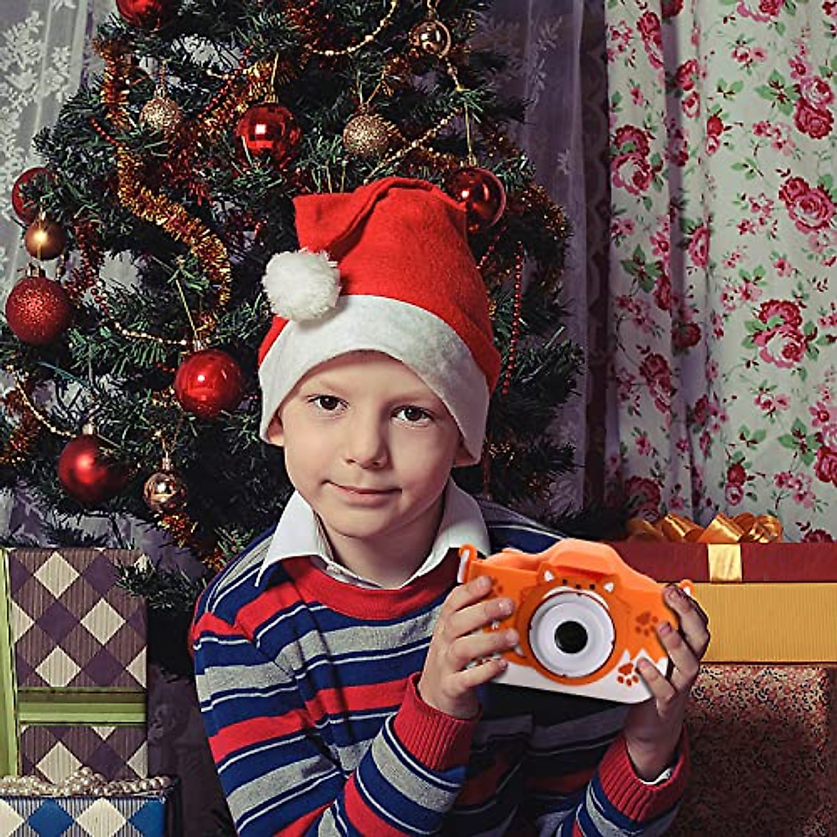 Digital Camera for Kids,2.0in Digital Camera New Children's Photography Video Hd Mini Digital Camera Front and Rear Dual Lens 4000w Hd Camera Parent Child