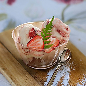 Party Essentials Deluxe/Elegance Quality Plastic 6-Ounce Fruit/Nut/Dessert Bowls, Clear, 20 Count