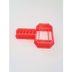 T3D Cookie Cutters Thor Hammer Cookie Cutter, Suitable for Cakes Biscuit and Fondant Cookie Mold for Homemade Treats, 3.50In x 2.91In x 0.55In