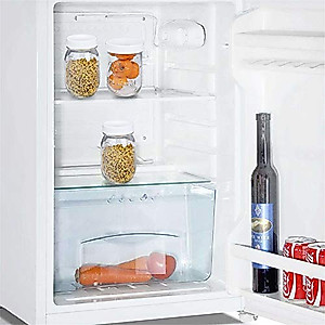 STARUBY 16Pcs Plastic 8 Regular Mouth Lids and 8 Wide Mouth Plastic Storage Caps for Mason Jars, White