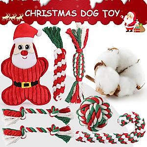 HPETHF Puppy Teething Chew Toys for Small Dog, Puppy Teething Rings Rope Cute Rubber Toy Interactive Chewers Relieve Itching Treat Ball Clean Teeth Toy 6 Pack (9 Pack)