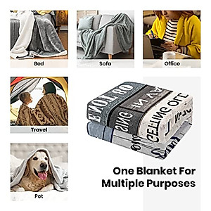 80th Birthday Gifts for Women Men, 80th Birthday Thrown Blanket 50" x 60", 80 Years Old Gifts Ideal for Him Her, 1943 Blanket Gift for Parents Husband Friends Bestie 80th Birthday Blanket Decorations