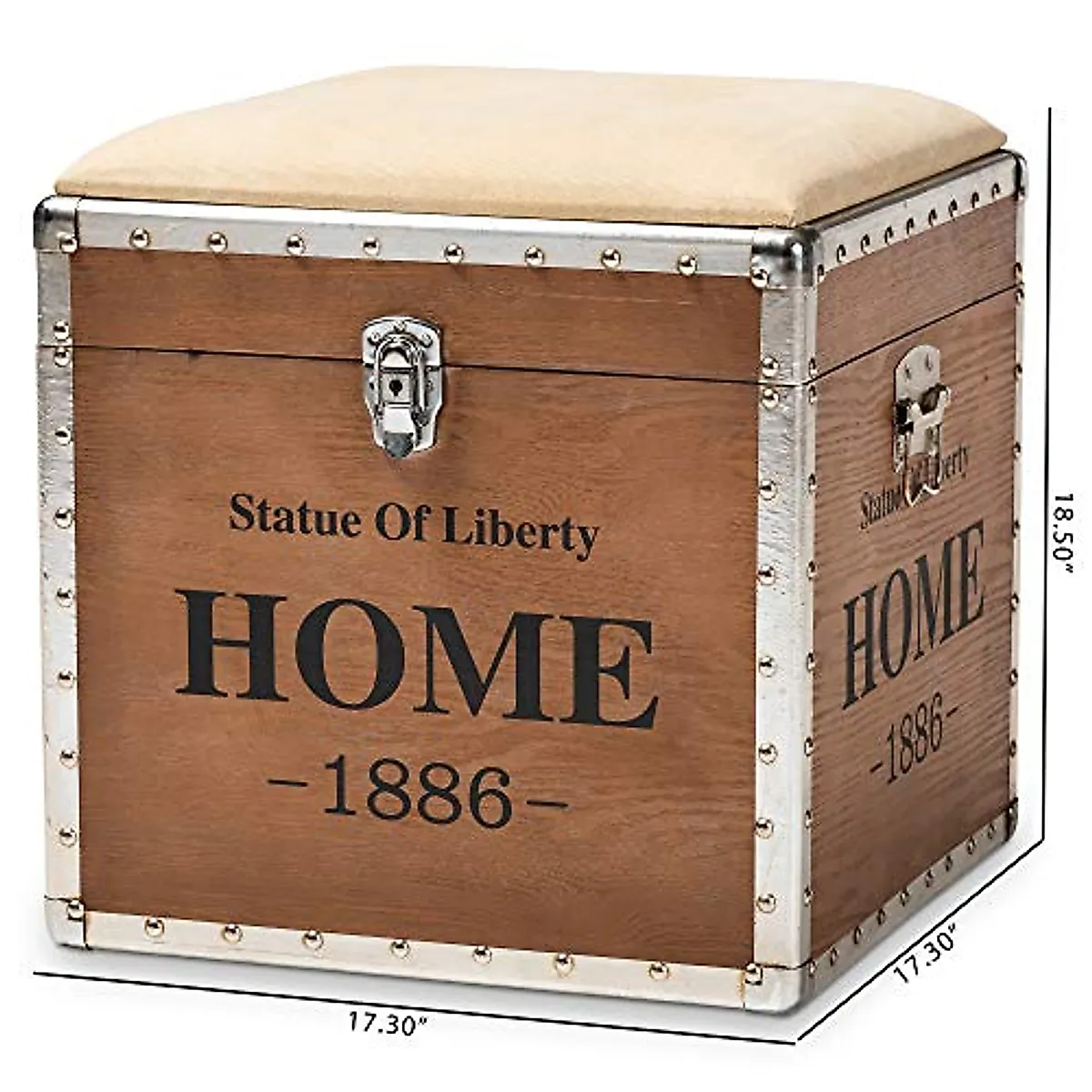 Baxton Studio Multipurpose Shelving and Cabinets, Beige/Golden Oak