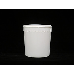 2.5 Gallon Plastic Ice Cream Container with lids (40)
