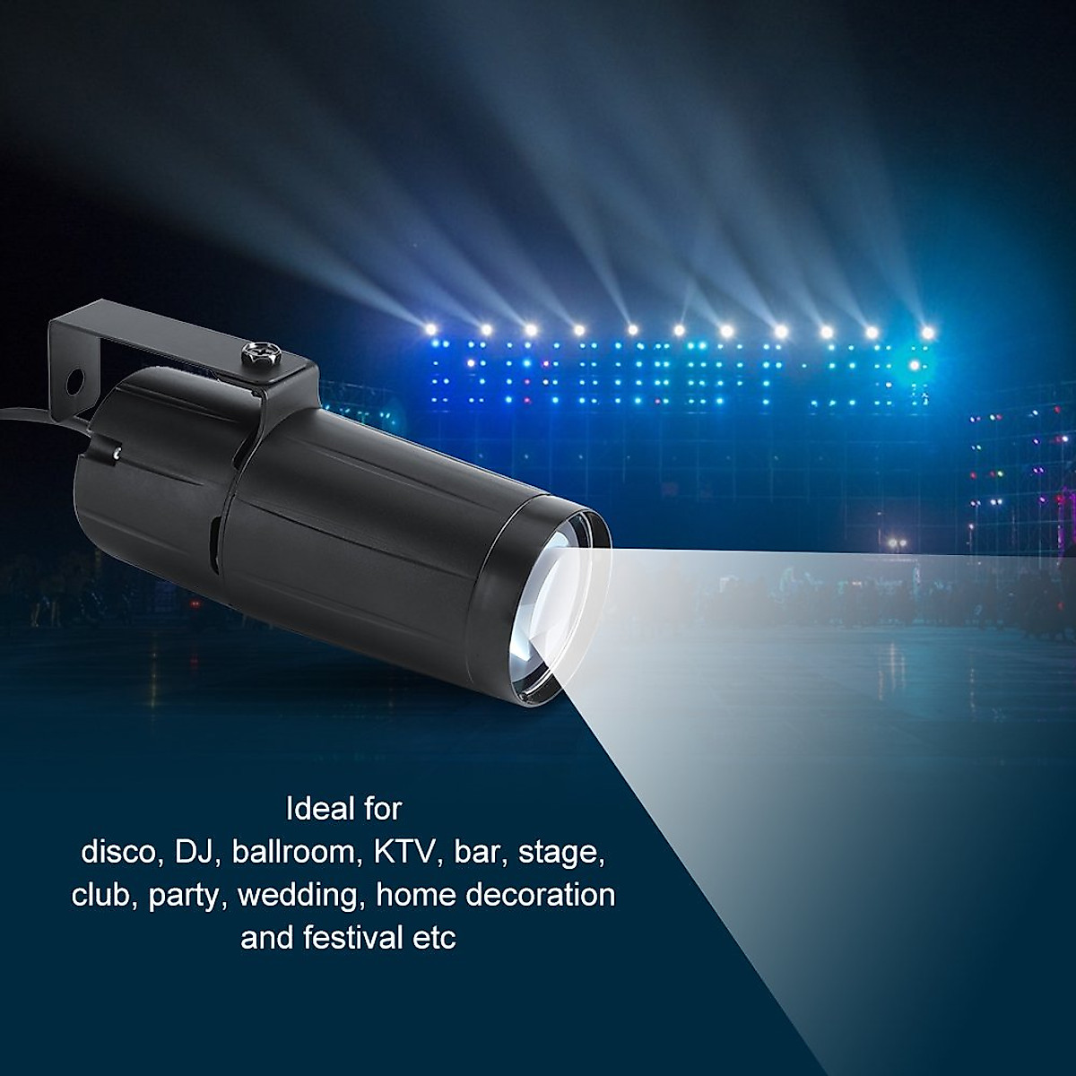 LED Beam Pinspot Light,3W Mini Stage Lights Spotlight Track Lighting for Children's Theater Family Party Cinema Karaoke Wedding Outdoor Show Lixada Led Pinspot Lights 3w-5w