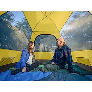 KAZOO Camping Tents 3 Person Waterproof Instant Tents 3 People Cabin Tent Easy Setup with Sun Shade Automatic Aluminum Pole
