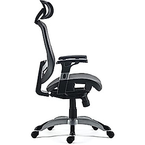 MyOfficeInnovations 24328579 Mesh Computer and Desk Task Chair, Charcoal