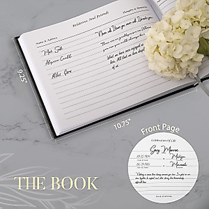 Hudson Creations Funeral Guest Book for Celebration of Life – Celebration of Life Guest Book for Funeral - 124 Pages Memory Book, Space for Name, Address, Prayers & Memories