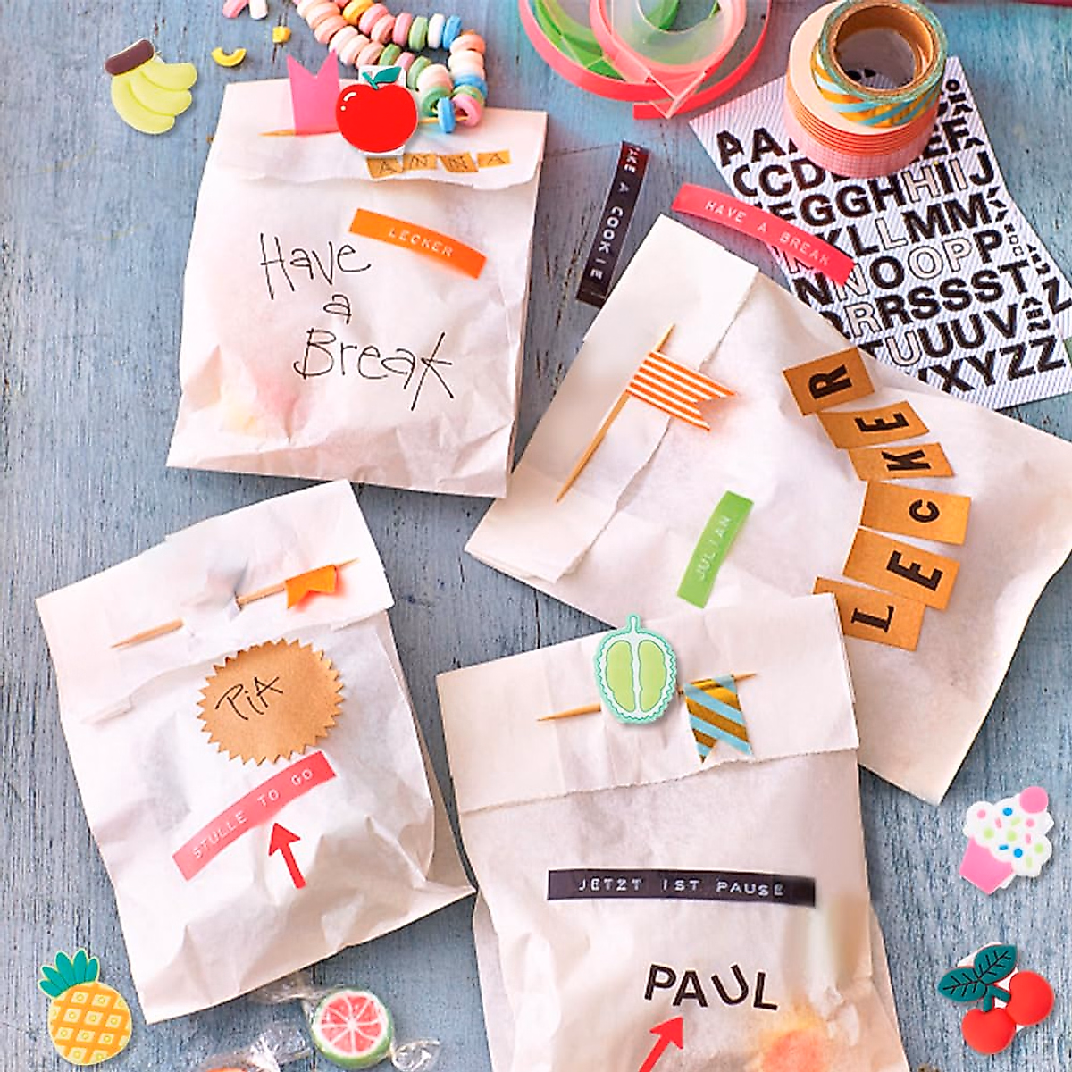 GOMAKERER 22 Pcs Cute Chip Clips, 11 Styles Plastic Fruit Bag Clips Funny Chip Clips Cute Bag Clips Dispenser Bag Clips Food Seal Storage Clips Photo Card Clips