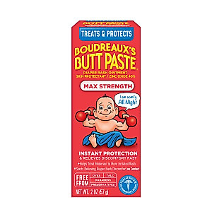 Boudreaux's Butt Paste Maximum Strength Diaper Cream, 2 Ounce (3 Pack)