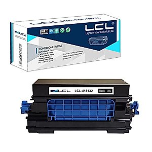 LCL Compatible Toner Cartridge Replacement for Ricoh 418132 IM350 IM350F Savin IM350F High Yield Savin IM 350F Lanier IM350 Prints (1-Pack Black)