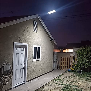 Vikrami 800W Solar Street Lights Outdoor Waterproof 80000LM, Dusk to Dawn, with Motion Sensor and Remote Control, Suitable for courtyards, Gardens, Streets, Garage, etc. Wall or Pole Mount