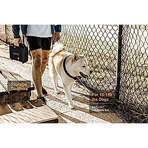 PATPET Dog Training Collar with Remote(3/4 Mile) - Outdoor Hunting E Collar for Dogs Training, Shock Collar for Medium Large Dogs(15-140 lbs)