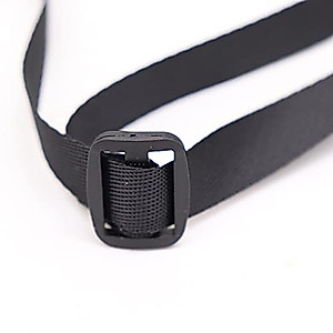 3 Pack Rat Harness and Leash Set - Adjustable Traction Rope Strap Anti-Biting Chain Rope, Small Animal Training Walking Vest Leash for Fancy Rat Mouse Gerbil Hamster Sugar Glider Birds Reptile (Black)