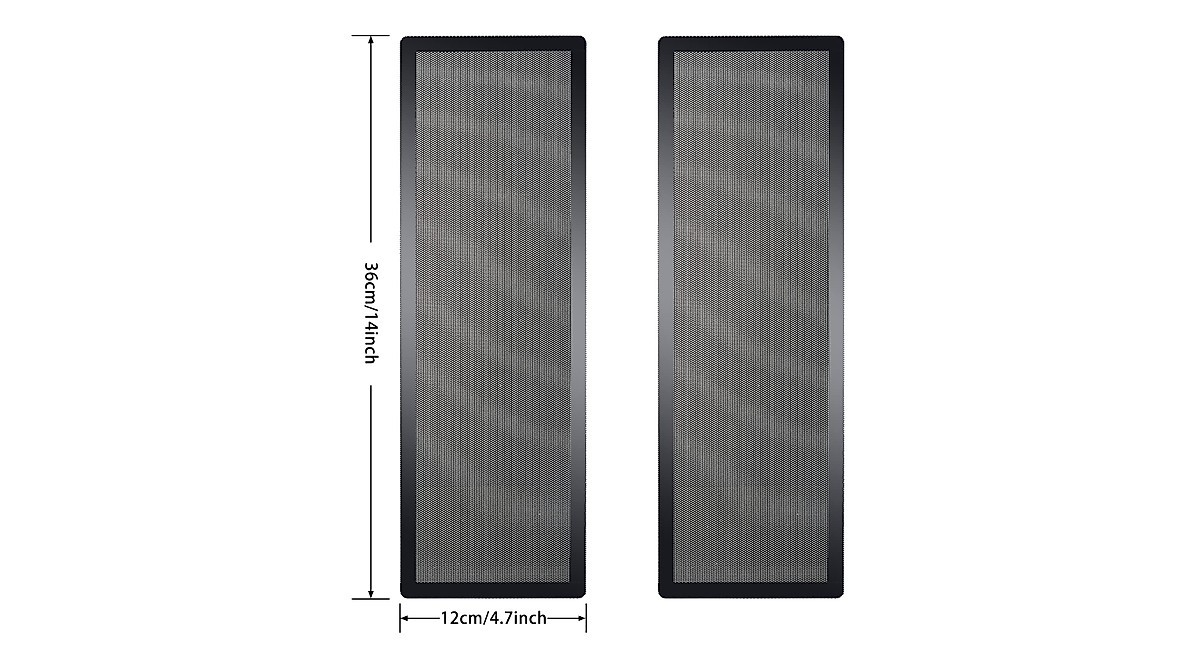 Buy Magnetic PC Dust Mesh Filters - 360mm x 120mm Pack for Cooling