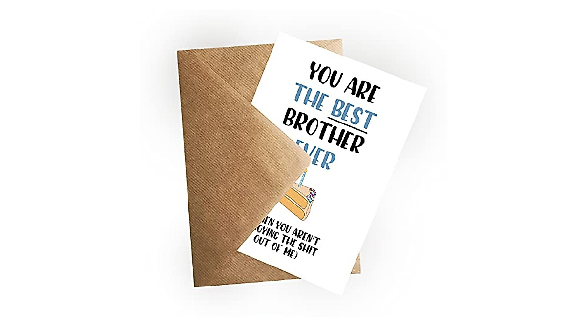 Funny Brother Birthday Card - Best Brother Ever | The Stuck Shop
