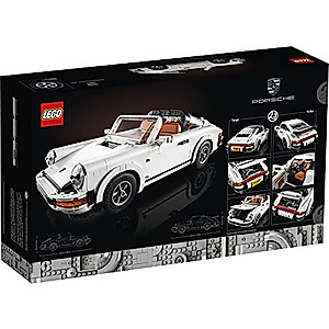 LEGO Icons Porsche 911 10295 Building Set, Collectible Turbo Targa, 2in1 Porsche Race Car Model Kit for Adults and Teens to Build, Gift Idea