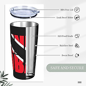 VKKOEWL Trinidad and Tobago Flag Stainless Steel Insulated Tumbler 20 Oz Travel Water Bottle Coffee Mug Drink Cup With Lid Straw