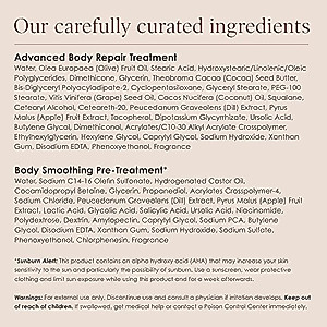 Crépe Erase Advanced Body Repair Treatment | Anti Aging Wrinkle Cream for Face and Body, Support Skins Natural Elastin & Collagen Production - 10oz (Fragrance Free)