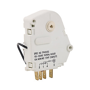 BQLZR Refrigerator Defrost Timer Replacement for Whirlpool W10822278 AP5985208