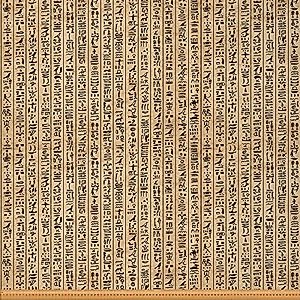Symbols Upholstery Fabric, Tribal Ethnic Fabric by The Yard, Japanese Ancient Egypt Decorative Fabric, Totem Waterproof Outdoor Fabric, DIY Art Upholstery and Home Accents, Brown Black, 2 Yards