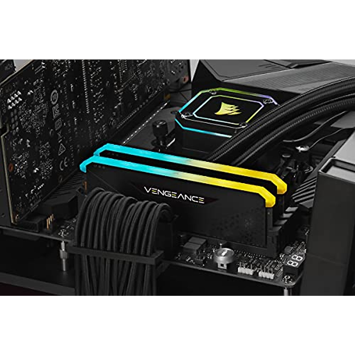 CORSAIR VENGEANCE RGB RS 32GB (2x16GB) DDR4 3600 (PC4-28800) C18 Desktop memory