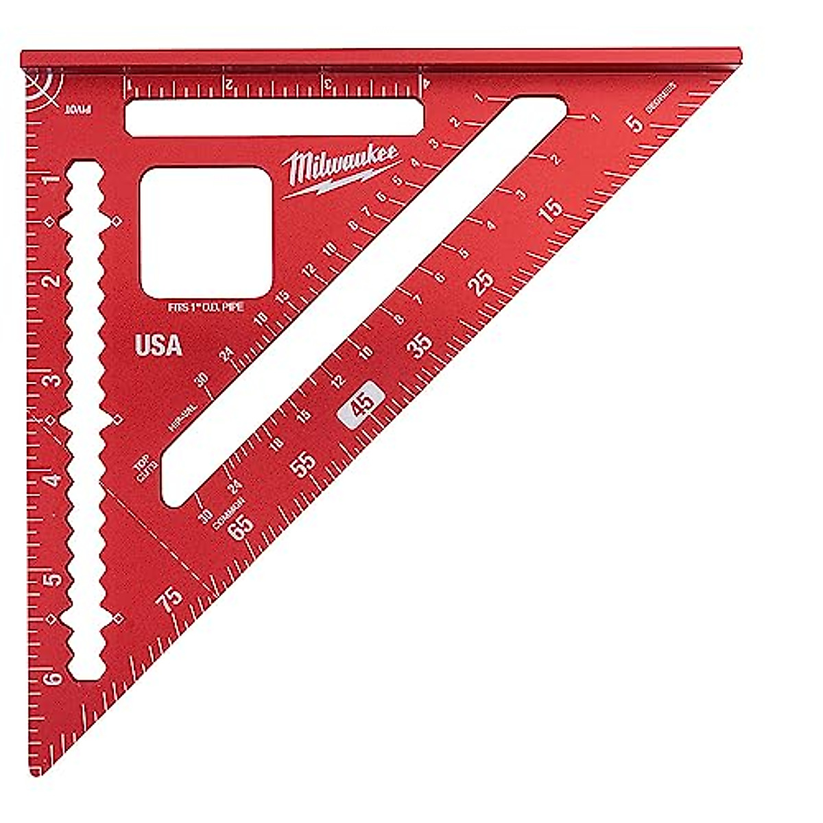 MILWAUKEE 7 in. Magnetic Rafter Square