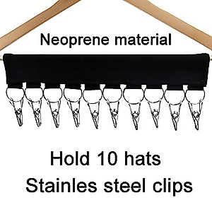 DXUYANM Cap Organizer Hanger, Hat Holder, Hat Organizer - Hat racks for baseball caps,Change Your Ordinary Hanger to Cap Organizer Hanger