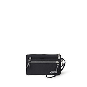 Baggallini Unisex Adult Luggage Only Rfid Currency Organizer Travel Wallet, Black