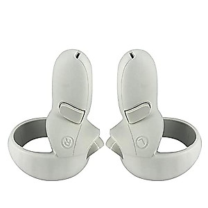 Controller Grip with Halo Protection for Oculus Quest 2 Translucent White