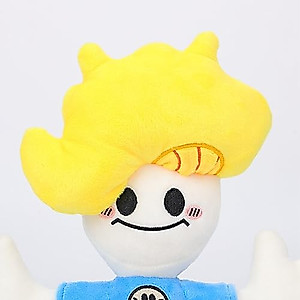 Haminations Bryson and Ham Plush,10in/25cm Cute Cartoon Anime Haminations Bryson and Ham Plushie Figure,Soft Stuffed Bryson and Ham Dolls Throw Pillow for Fans Kids Gift