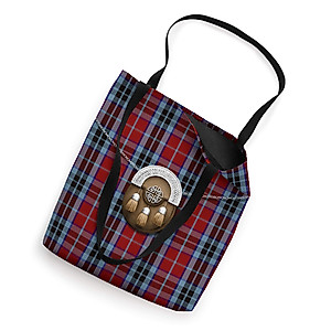 Scottish Clan MacTavish Tartan Plaid With Sporran Tote Bag