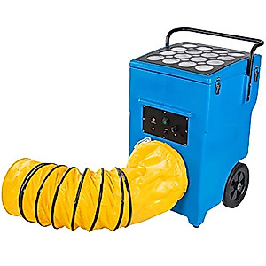 MOUNTO AF1000 1000cfm Industrial HEPA Air Scrubber Air Filtration System Dust Air Cleaner Negative Air Machine for Water Damage Restoration (ETL Listed)