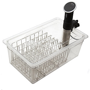 LIPAVI C20L-AP Lid for LIPAVI C20 Sous Vide Container, tailored for the Anova Precision immersion circulator