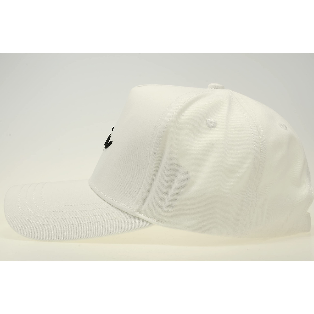 MUNULA Oversize XXL High Crown Baseball Cap Big Head Hats for Men Dad Hat Adjustable Plain Running Cap 23.6"-25.6" (White)