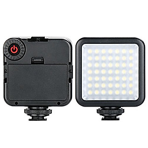 Ulanzi Ultra Bright LED Video Light - LED 49 Dimmable High Power Panel Video Light for DJI Ronin S SC OSMO Mobile 3 2 Zhiyun WEEBILL Smooth 4 Gimbal for Canon Nikon Sony Digital DSLR Cameras